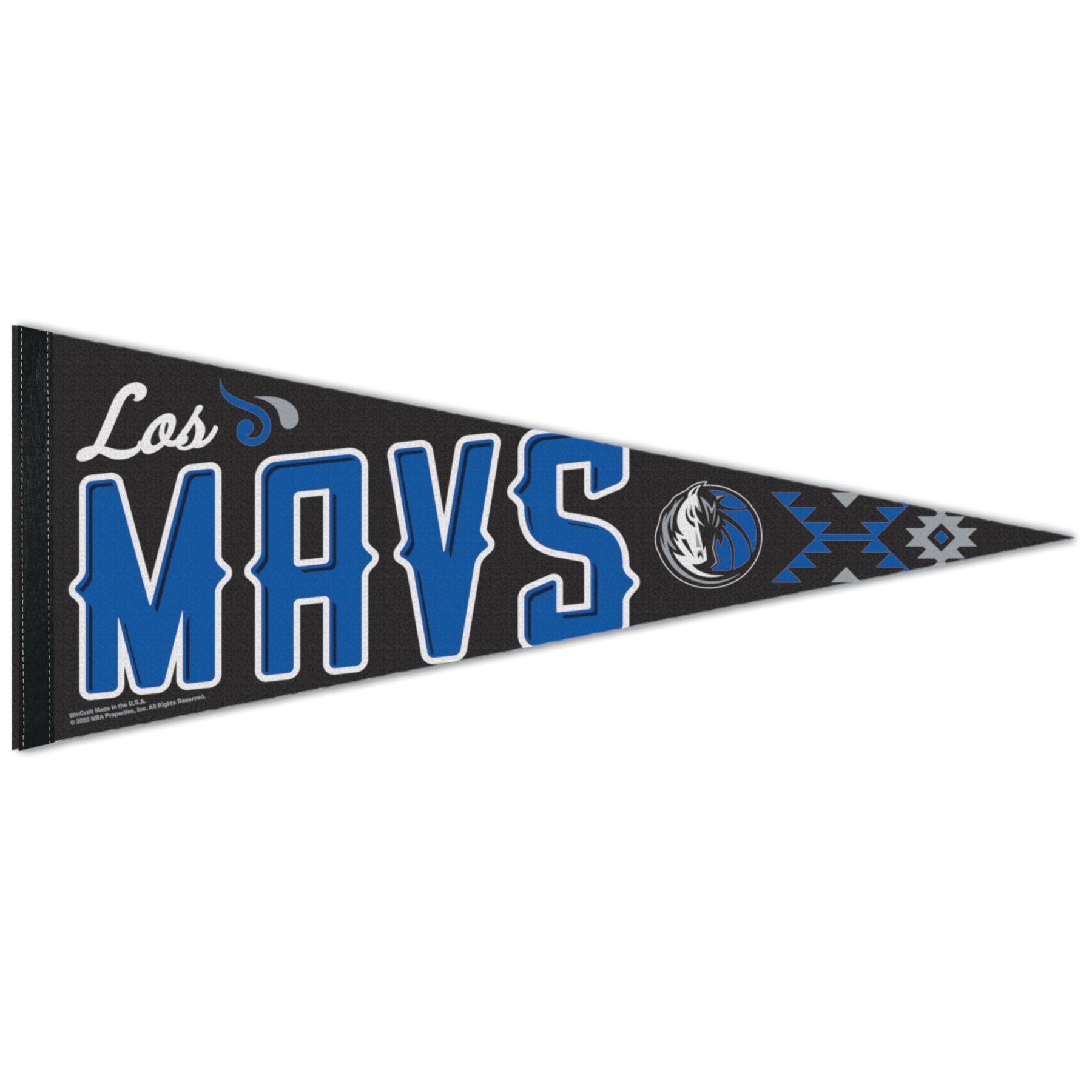DALLAS MAVERICKS WINCRAF LOS MAVS PENNANT – Mavs Shop