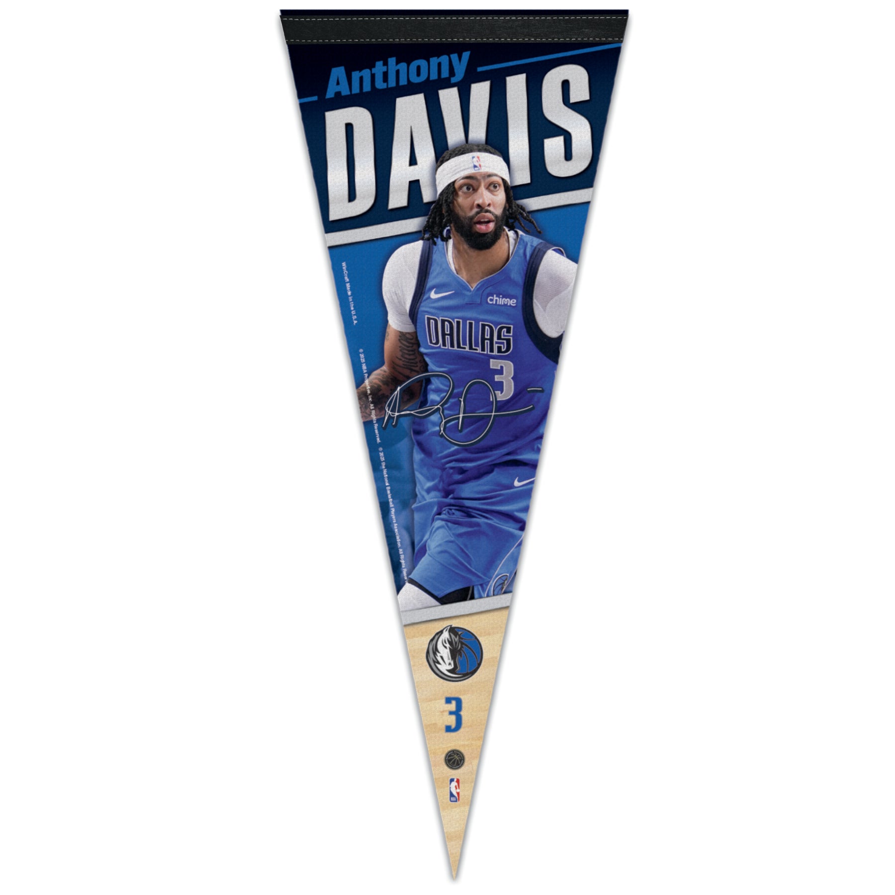 DALLAS MAVERICKS WINCRAFT ANTHONY DAVIS PENNANT – Mavs Shop