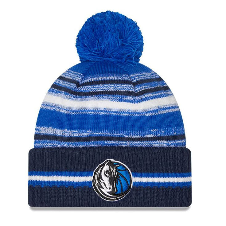 DALLAS MAVERICKS NEW ERA HORSE HEAD SPORT STRIPE POM KNIT – Mavs Shop