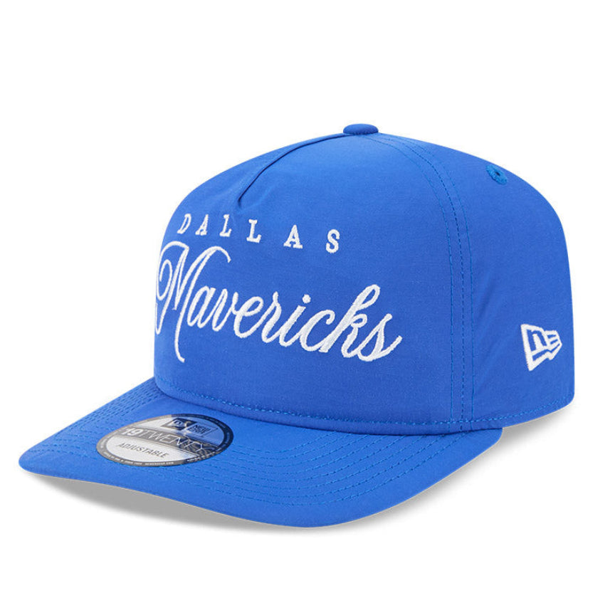 DALLAS MAVERICKS NEW ERA ROYAL ADJUSTABLE DRAFT CAP – Mavs Shop
