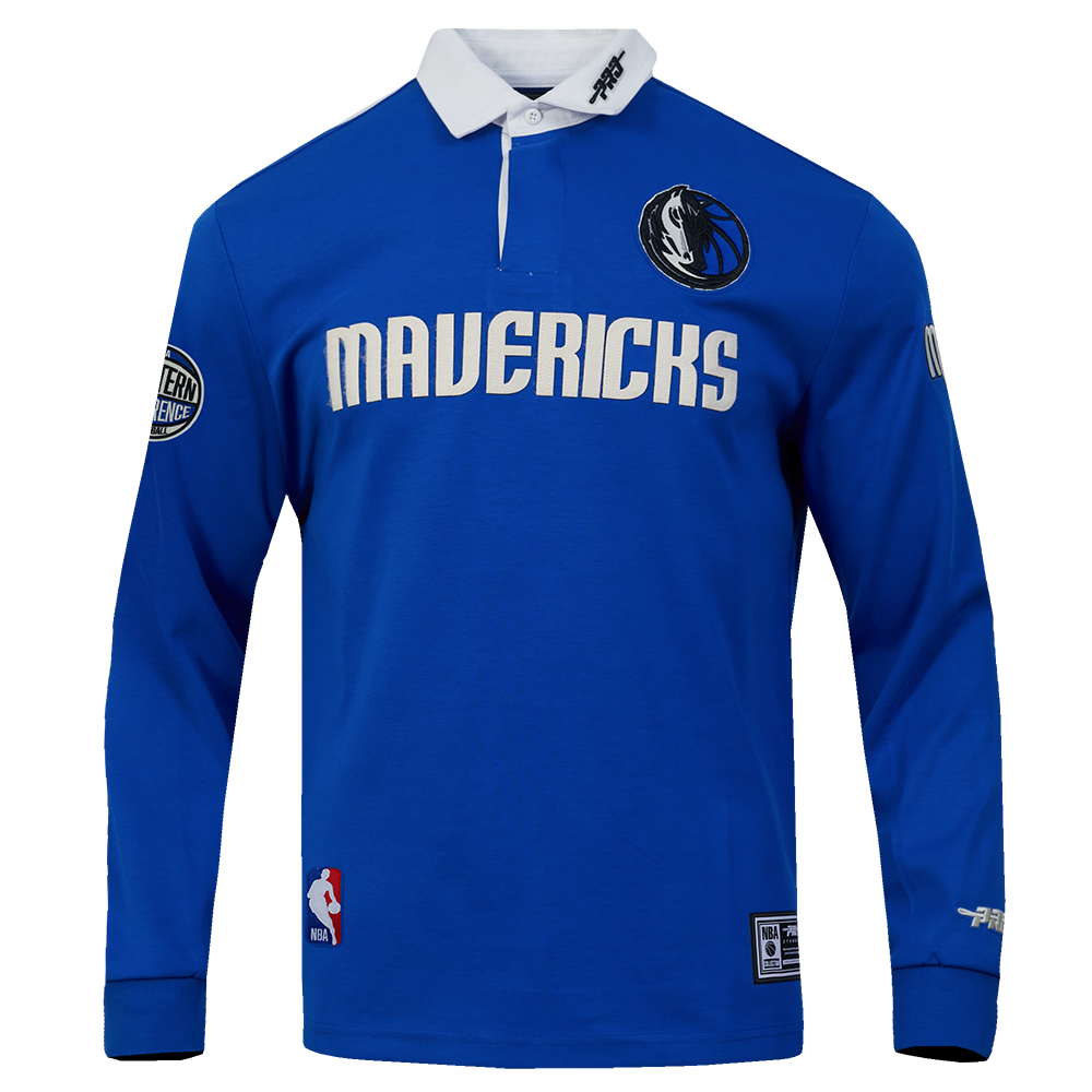 DALLAS MAVERICKS PRO STANDARD ROYAL COLLARED TEE – Mavs Shop
