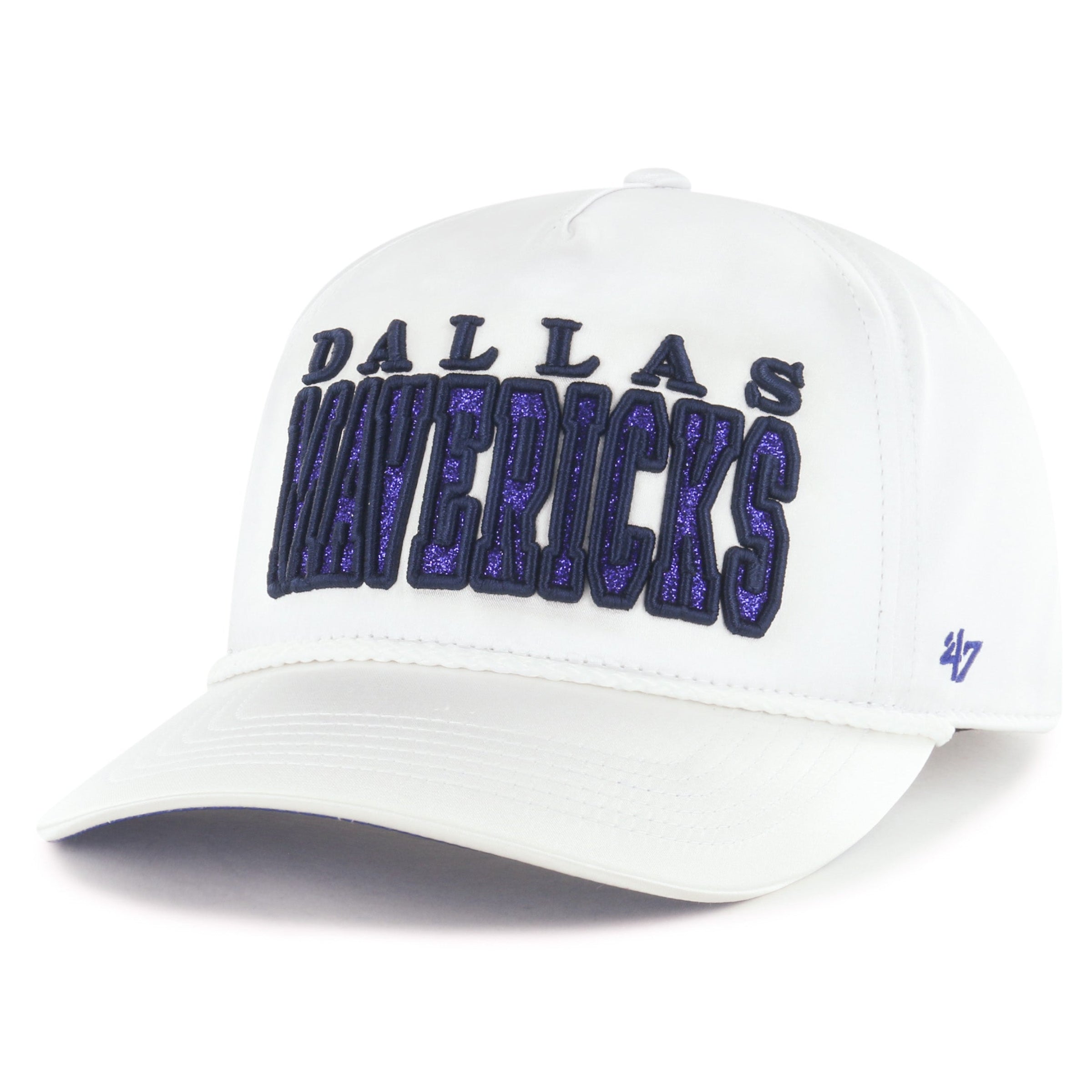 DALLAS MAVERICKS 47 BRAND WHITE SATIN SNAPBACK CAP – Mavs Shop
