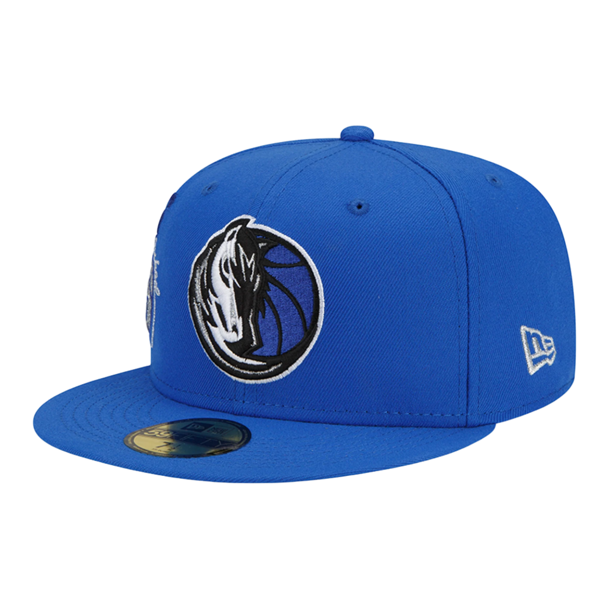 DALLAS MAVERICKS NEW ERA 5950 BACK HALF ROYAL FITTED CAP – Mavs Shop