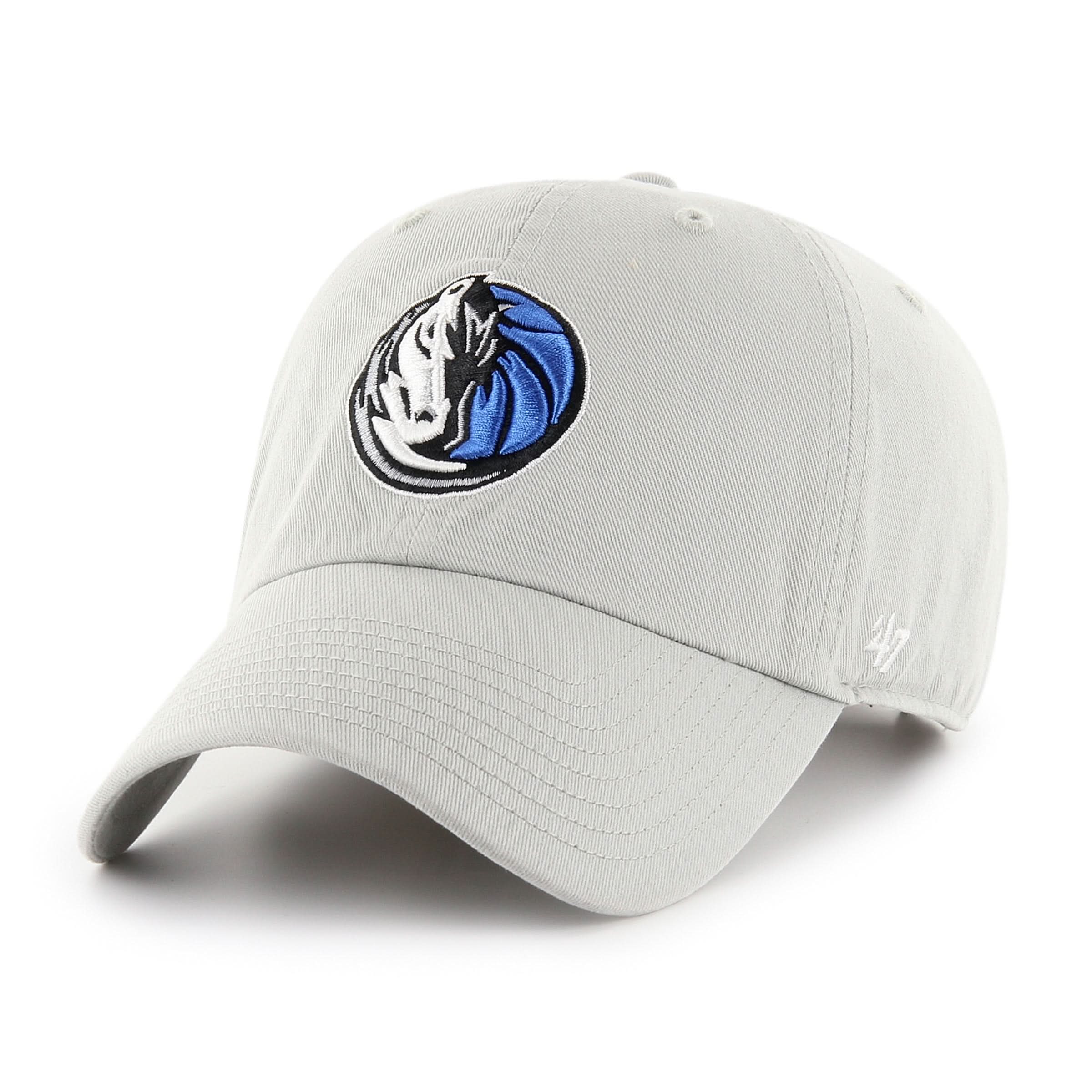 DALLAS MAVERICKS 47 BRAND GRAY HORSEHEAD CLEAN UP CAP – Mavs Shop