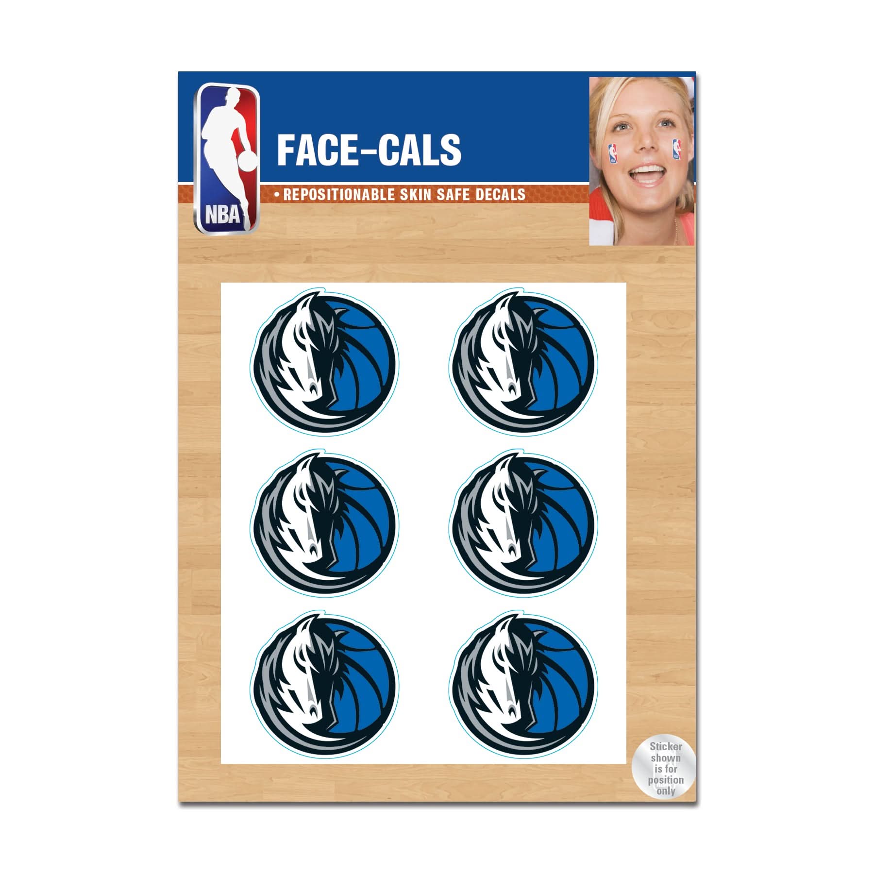 DALLAS MAVERICKS WINCRAFT HORSEHEAD FACE-CAL DECAL – Mavs Shop